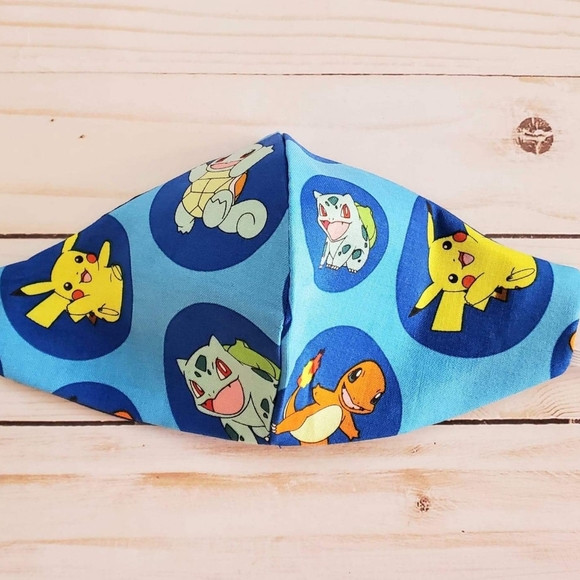 k-beautysoapandgift | Other | Face Mask Pokemon Kids Pikachu Charmander ...
